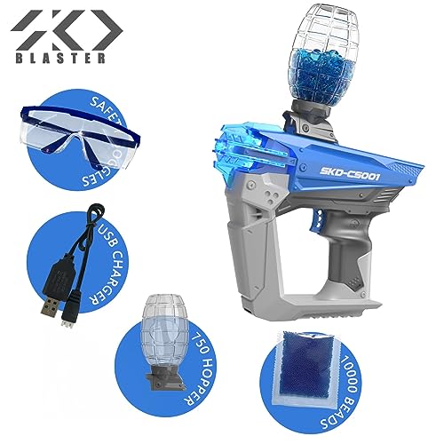 Gel Blaster Gun SKD CS001 20,000 Gel Water Ball Bead Ammo & Safety ...