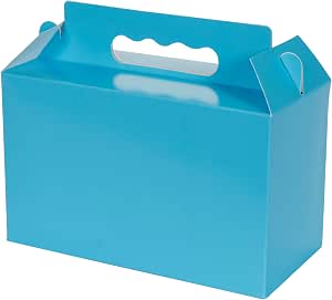 Caja Box Lunch de Cartoncillo Color Azul Fantasias Miguel Caja para ...