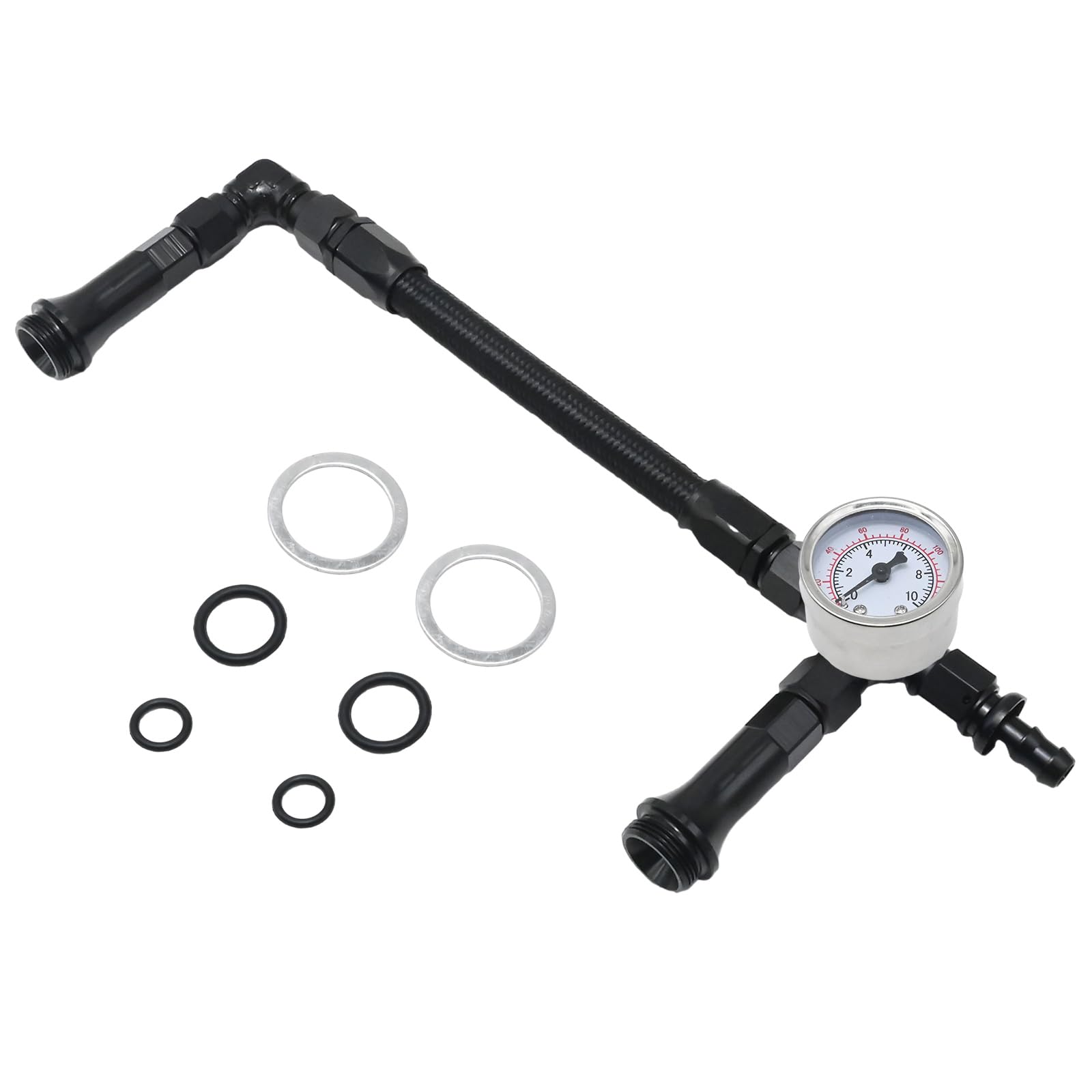 Amazon.com: 4150 Fuel Braided Line AN6 Automotive Replacement Fuel ...