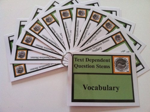 Text-Dependent Question Stems: VOCABULARY: Archer J Israel, Classroom ...