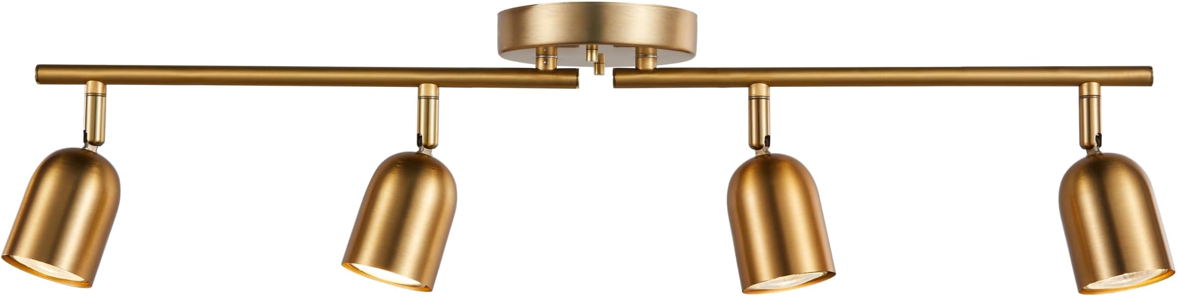 CRAFTRONOS 4 Light Track Lighting Kit, Matt Brass Finish Flexibly ...