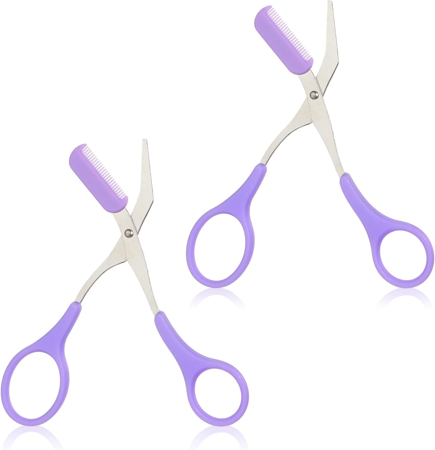 Amazon.com: 2Pcs Eyebrow Trimmer Scissors, Men Women Eyebrow Clippers ...