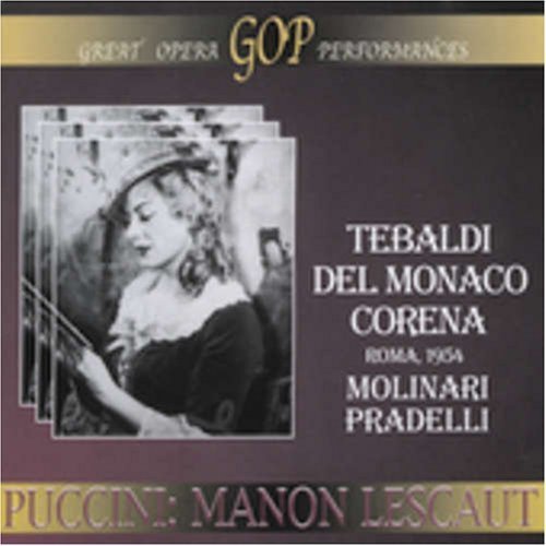 Amazon.com: Giacomo Puccini: Manon Lescaut (Renata Tebaldi, Mario Del ...