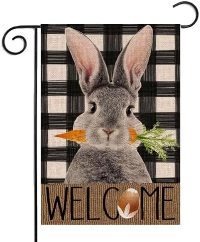 Amazon.com : Buffalo Easter Garden Flag 12x18 Vertical Double Sided ...