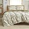 Amazon.com: Grassix Linen Duvet Cover Queen - Paisley Jacquard Linen ...
