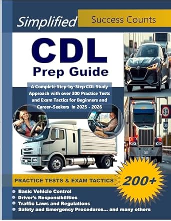 Amazon.com: Simplified CDL Prep Guide: A Complete Step-by-Step CDL ...