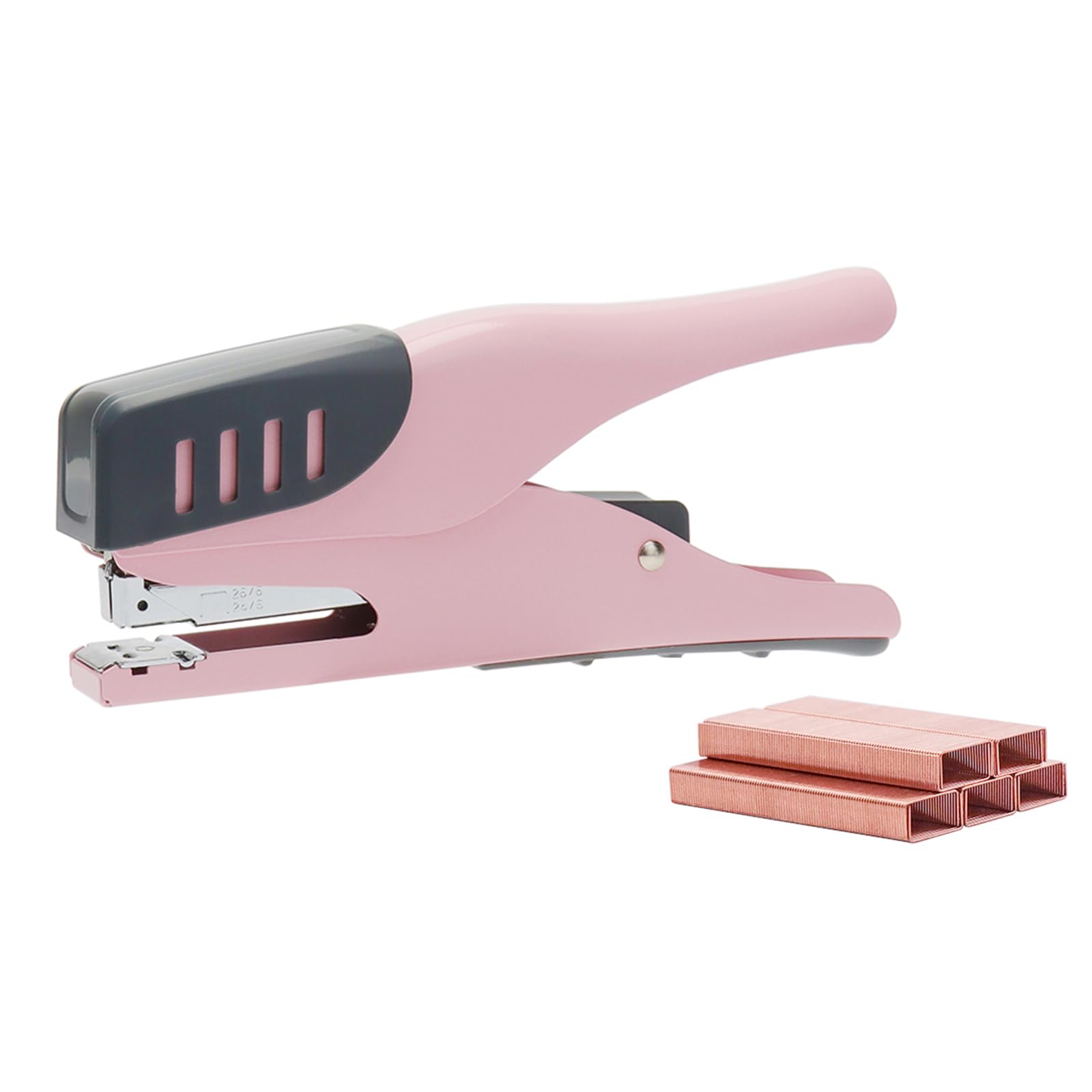 Amazon.com : NatSumeBasics Plier Effortless Stapler & 1000 Rose Gold ...