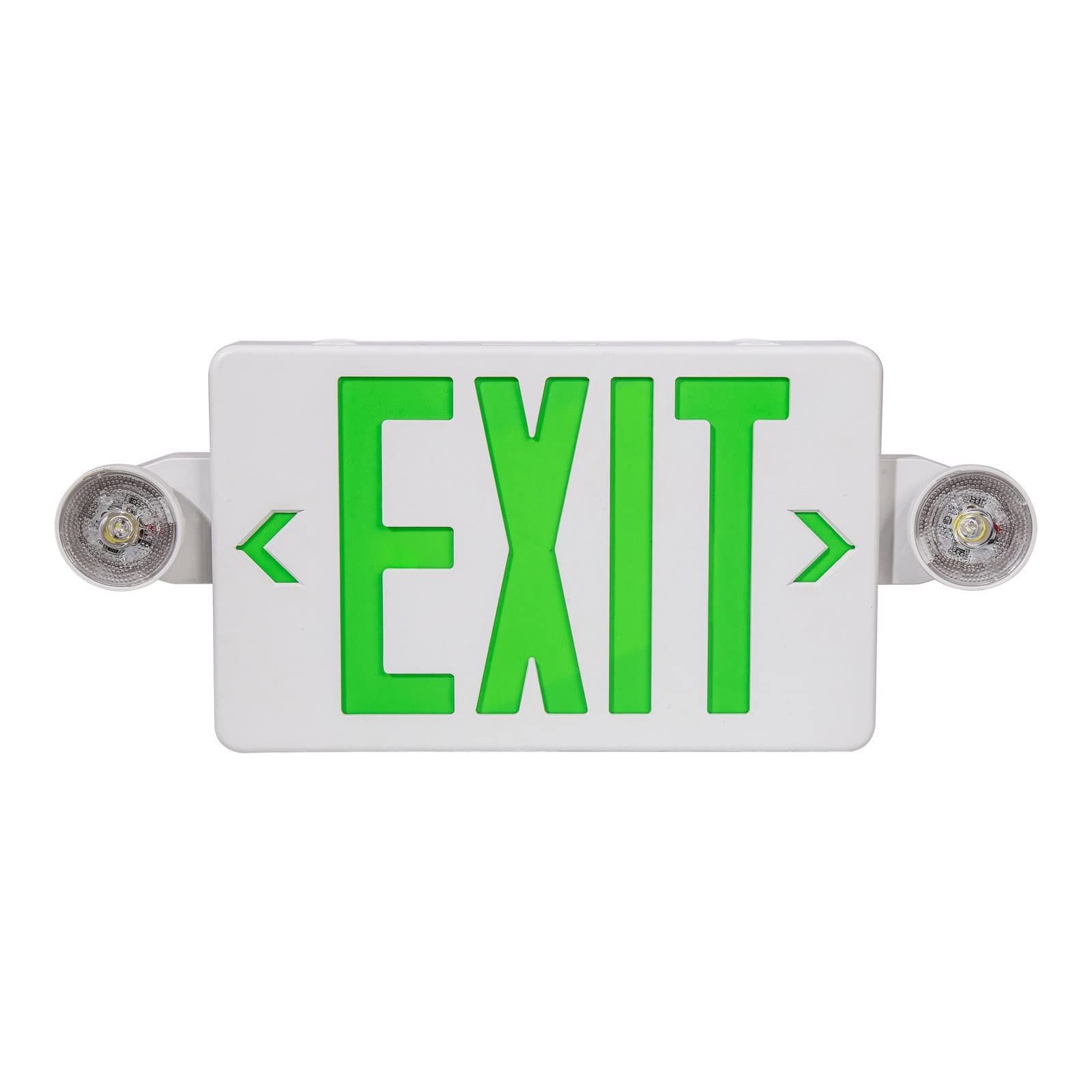 TANLUX Green Exit Sign with Emergency Lights, LED Emergency Exit Light ...