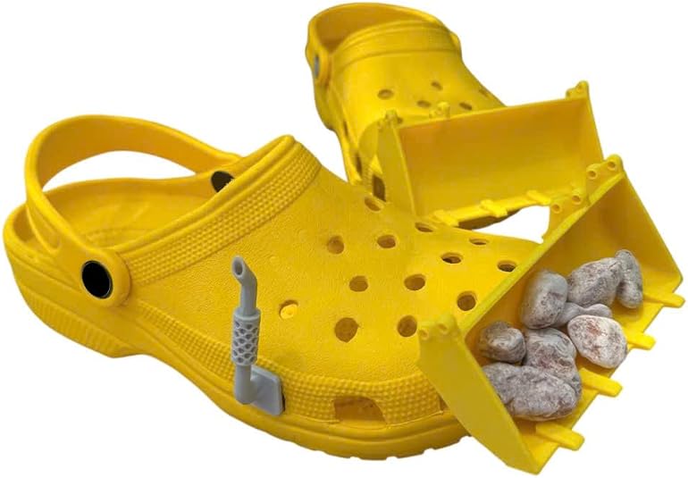 Amazon.com: Excavator Bucket & Exhaust Pipe Shoe Charms for Clogs ...
