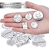 Amazon.com: 259 Pieces Inspirational Motivational Keychains Charms Bulk ...