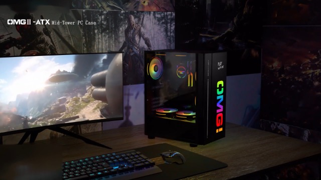 Watch OMG ATX Mid-tower PC Case on Amazon Live