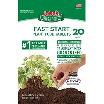 Amazon.com : Organic Plant Food Tablets, 2-7-4 Formula, 20-Pk. : Patio ...