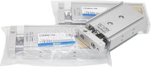 Nuevo cilindro de doble vástago de SMC CXSL/CXSM20-10/15/20/30/40/50/75/100/125/150A (Size ...