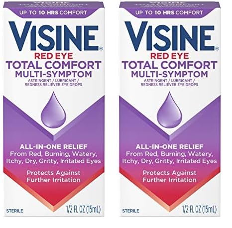 Amazon.com: Visine Multi-Symptom Eye Drops - Astringent, Lubricant ...