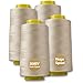 Amazon.com: Serger Thread, All-Purpose Thread for Sewing, Beige Thread ...