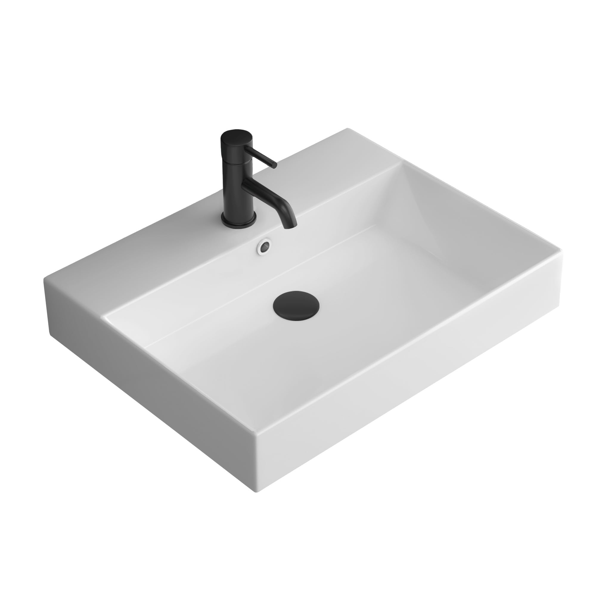 Countertop Basins Bathroom Alana 410mm Round Countertop Basin | Tap