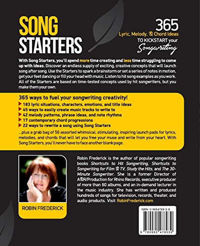 Snapklik.com : Song Starters: 365 Lyric, Melody, & Chord Ideas To ...