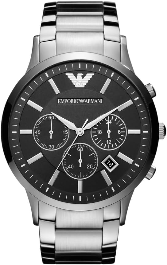 Armani Exchange Herrenuhr , QuarzChronographenwerk, 46mm ...
