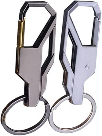 JINZHOUFZ 2 Packs of zinc Alloy Scratch-Resistant car Key Ring Clip ...
