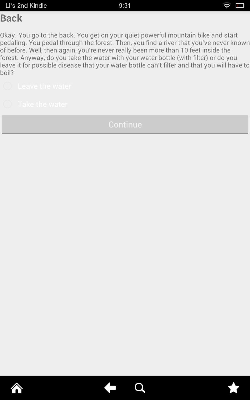 Zombie Apocalypse Text RPG Part 1 - App on Amazon Appstore