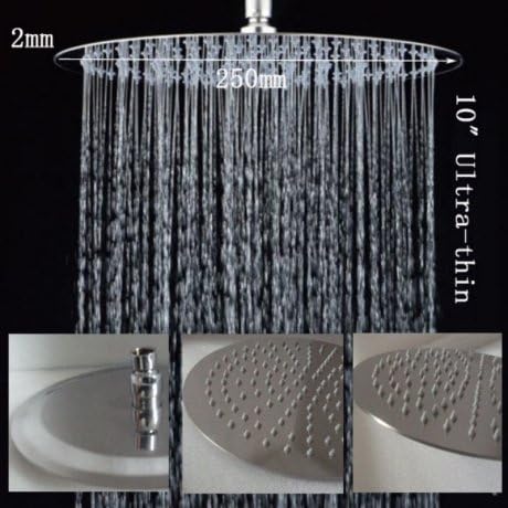 Amazon.com: JollyHome Shiny Stainless Steel Hight Quality Shower Head ...
