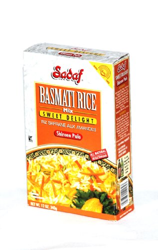 Amazon.com : Sadaf Basmati Rice Mix Sweet Delight Shireen Polo 12 Oz ...