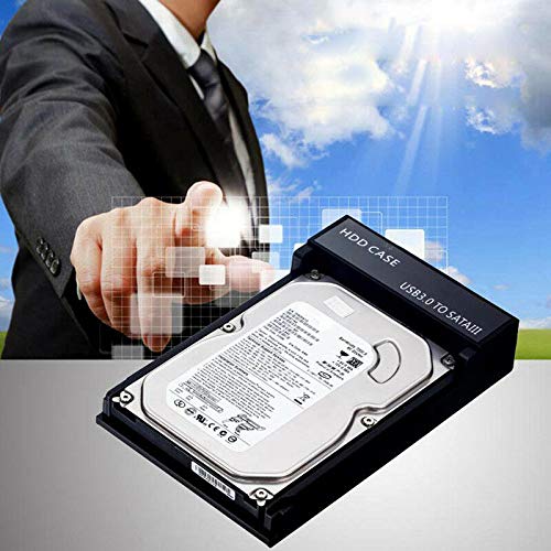 Generic USB3.0 External 2.5" 3.5" SATA Hard Drive Enclosure SSD HDD ...