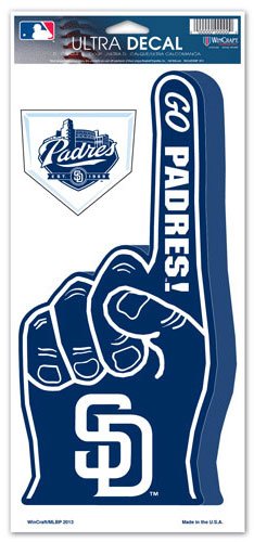 Buy MLB San Diego Padres Multi Use Decal (2 Pack) Online at Low Prices ...