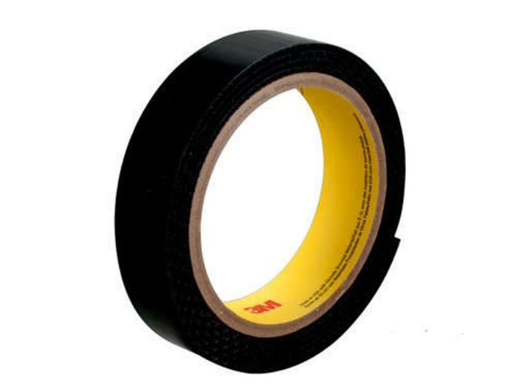 3M Scotchmate SJ3519FR Black Hook & Loop Tape - Hook with 300 hooks/in ...