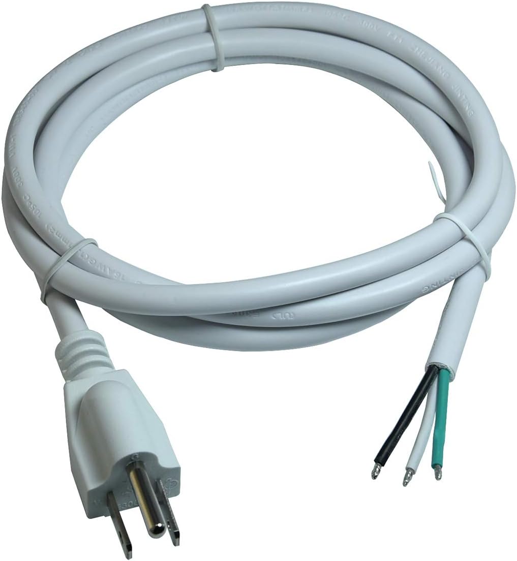 Southwire 9709SW8808 16/3 9-Foot Power Supply Replacement Cord, Heavy ...