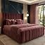 Super King Bed LUXURY Winged Bed New York Style Frame, Plush & Crushed ...