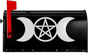 Amazon.com: NUSDB Triple Moon Pentacle Pagan Mailbox Cover Magnetic ...