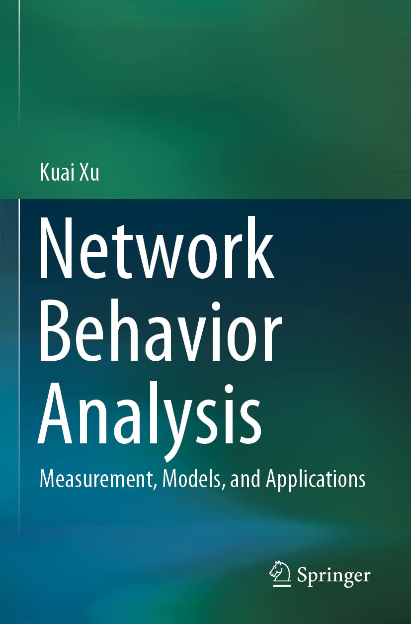 Amazon.com: Network Behavior Analysis: Measurement, Models, and ...