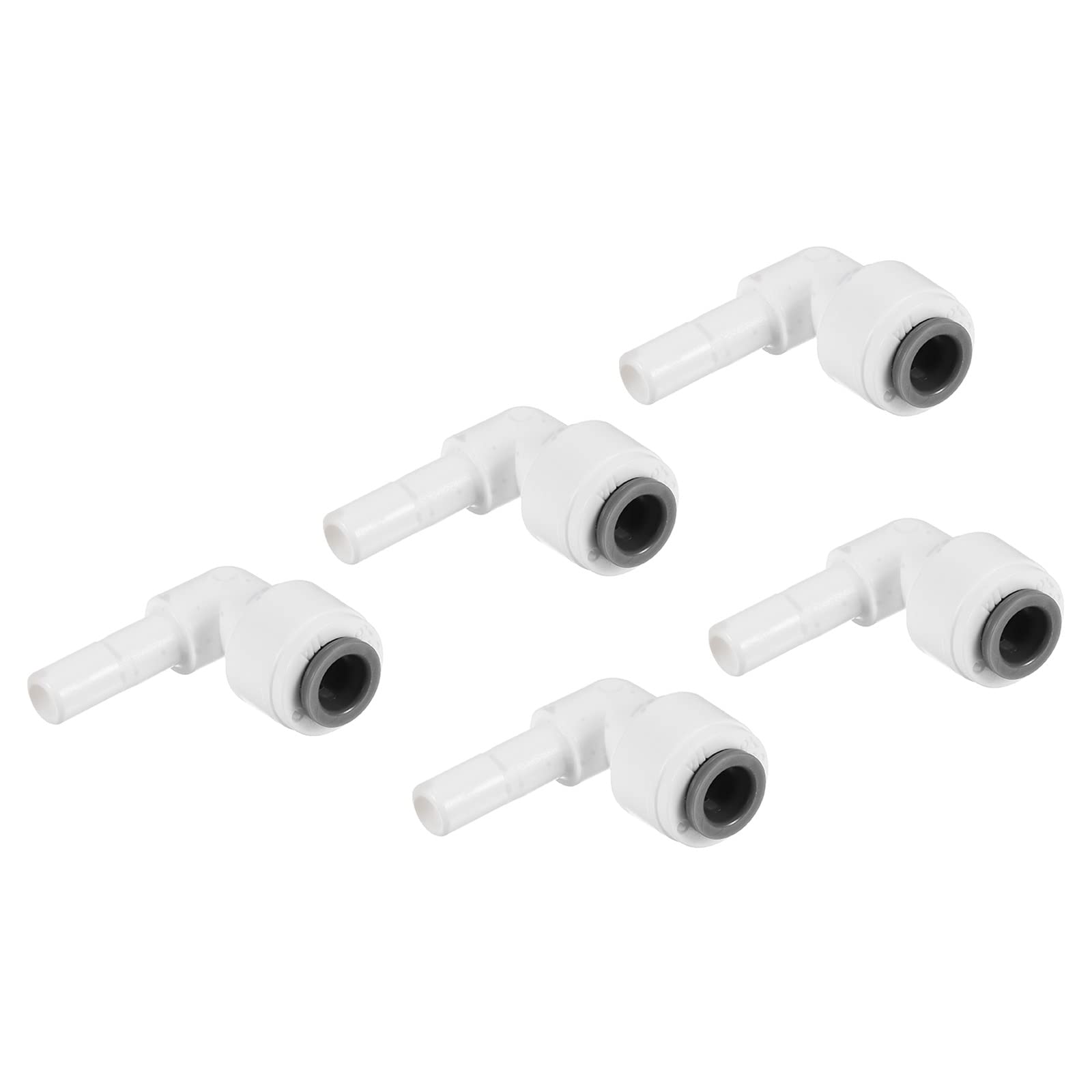 Amazon.com: PATIKIL 1/4" Water Pipe Stem Elbow Connector, 10 Pack 90 ...