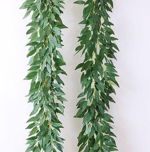 Amazon.com: mizii 2 Strands Artificial Vines Willows Garland 81" Fake ...