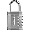 FortLocks Padlock - 4 Digit Combination Lock for Gym Outdoor & School ...