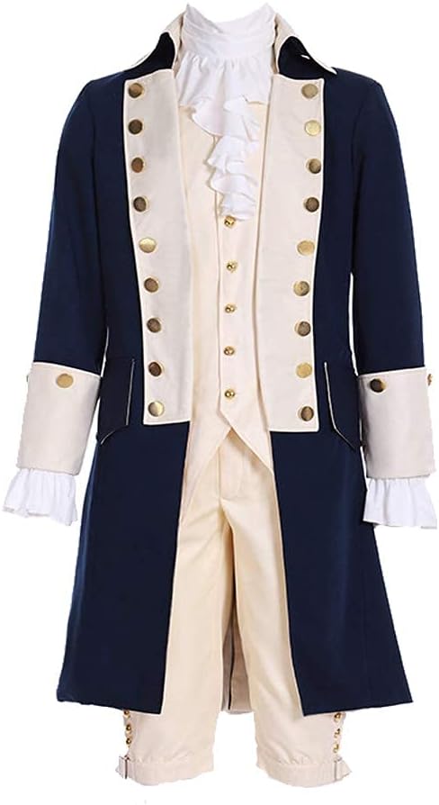 Amazon.com: Men's Colonial Hamilton Colonial Military Costume musical ...