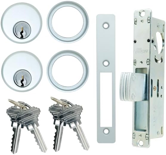Summit DOORWARE Mortise Cylinder Deadlock Bolt with Keys | Adams Rite ...