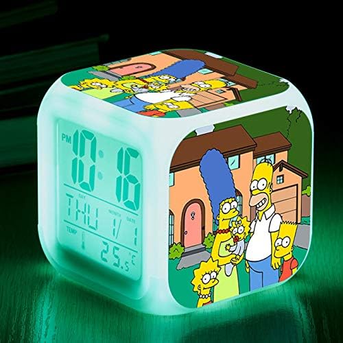 Amazon.com: N/Z Gifts for childrenThe Simpsons Colorful Color Alarm ...
