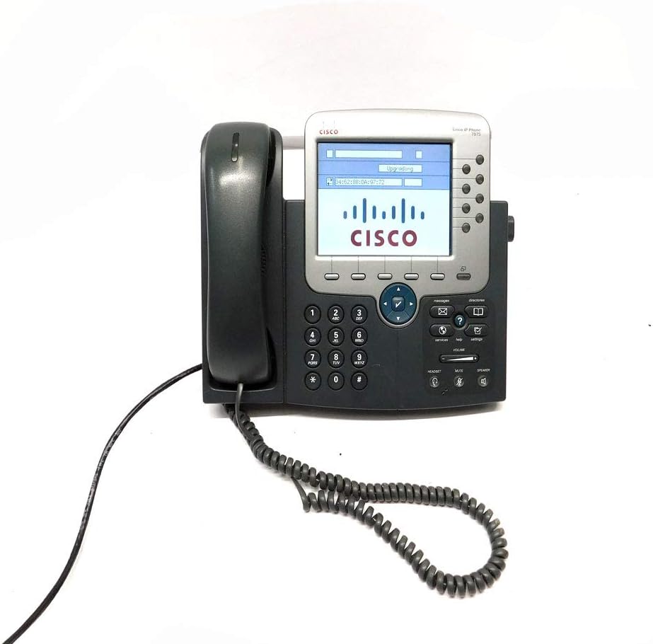 Cisco Unified IP Phone 7975G - Teléfono (Negro, Plata, Base, Digital ...