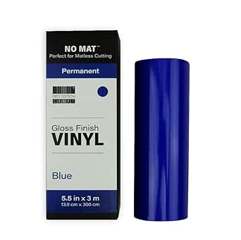 First Edition | 5.5 x 120” Rolls | Permanent Vinyl | Gloss Vinyl | Blue ...
