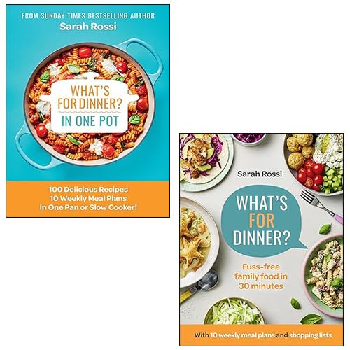 Sarah Rossi 2 Books Collection Set (What’s For Dinner? & What's for ...