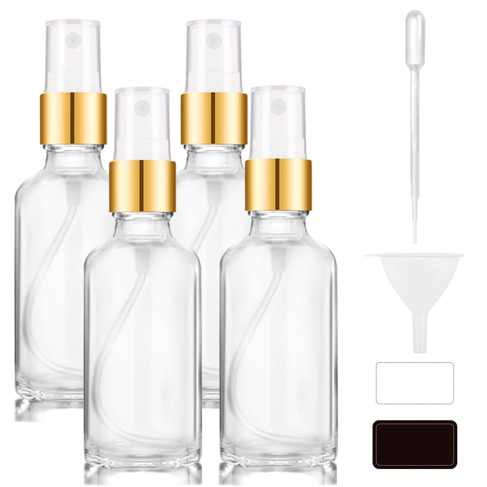 Amazon.com: Tecohouse Glass Spray Bottles for Essential Oils, 2 oz ...