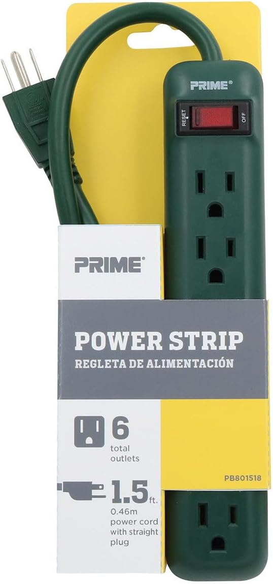 Amazon.com: Surge Protector Power Strip with 4 AC Outlets, 2 USB-A, USB ...