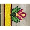 Buy Handmade Fur Woolen Rangoli Mat, 3 Ft x 1.2 Ft, Canvas Back ...