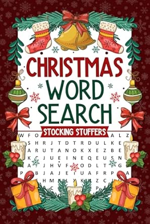 Christmas Word Search: Stocking Stuffers: Fun Christmas Activity Book ...