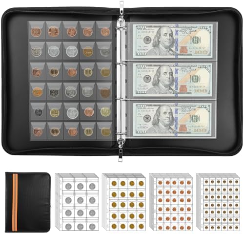 Amazon.com: YGROW Coin Collection Book Holder for Collectors, 358 ...