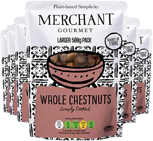 Merchant Gourmet Whole Cooked Chestnuts - Naturally Sweet, Nutty ...