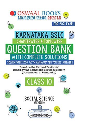 Oswaal Karnataka SSLC Question Bank Class 10 Social Science Book ...