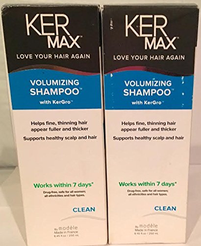 Amazon.com : Volumizing Shampoo with KerGro by KerMax (Two 8.45 oz ...